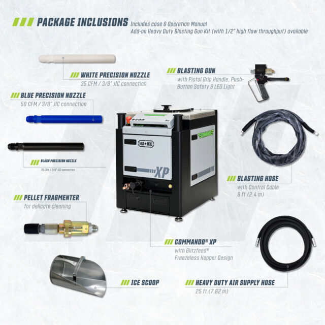 Commando XP Dry Ice Blaster - Nu-Ice Dry Ice Blasting